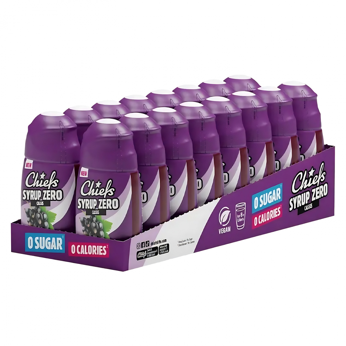 Chiefs - Syrup Zero - Saldus ir pikantiškas - TRUFIT.eu