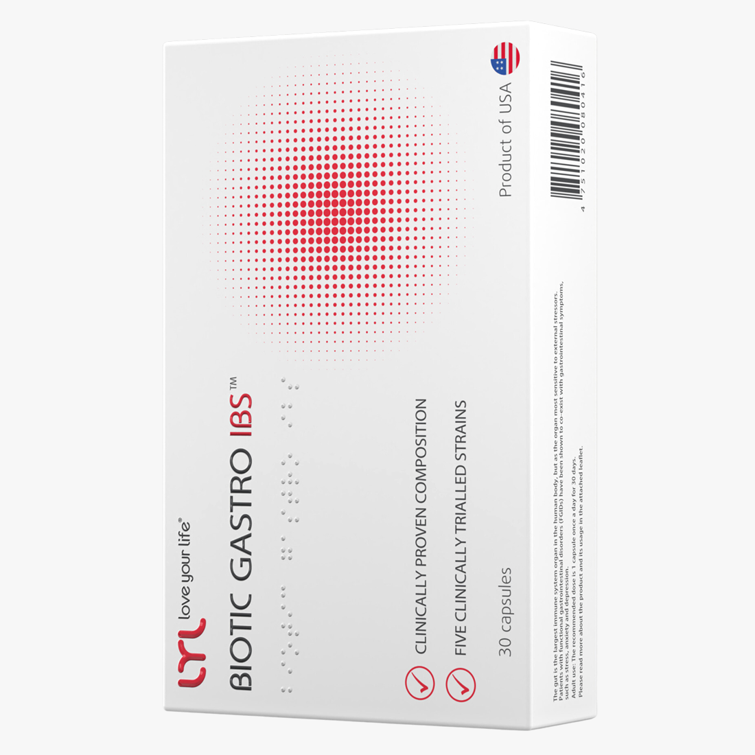 LYL - BIOTIC GASTRO IBS - Gut health - TRUFIT.eu