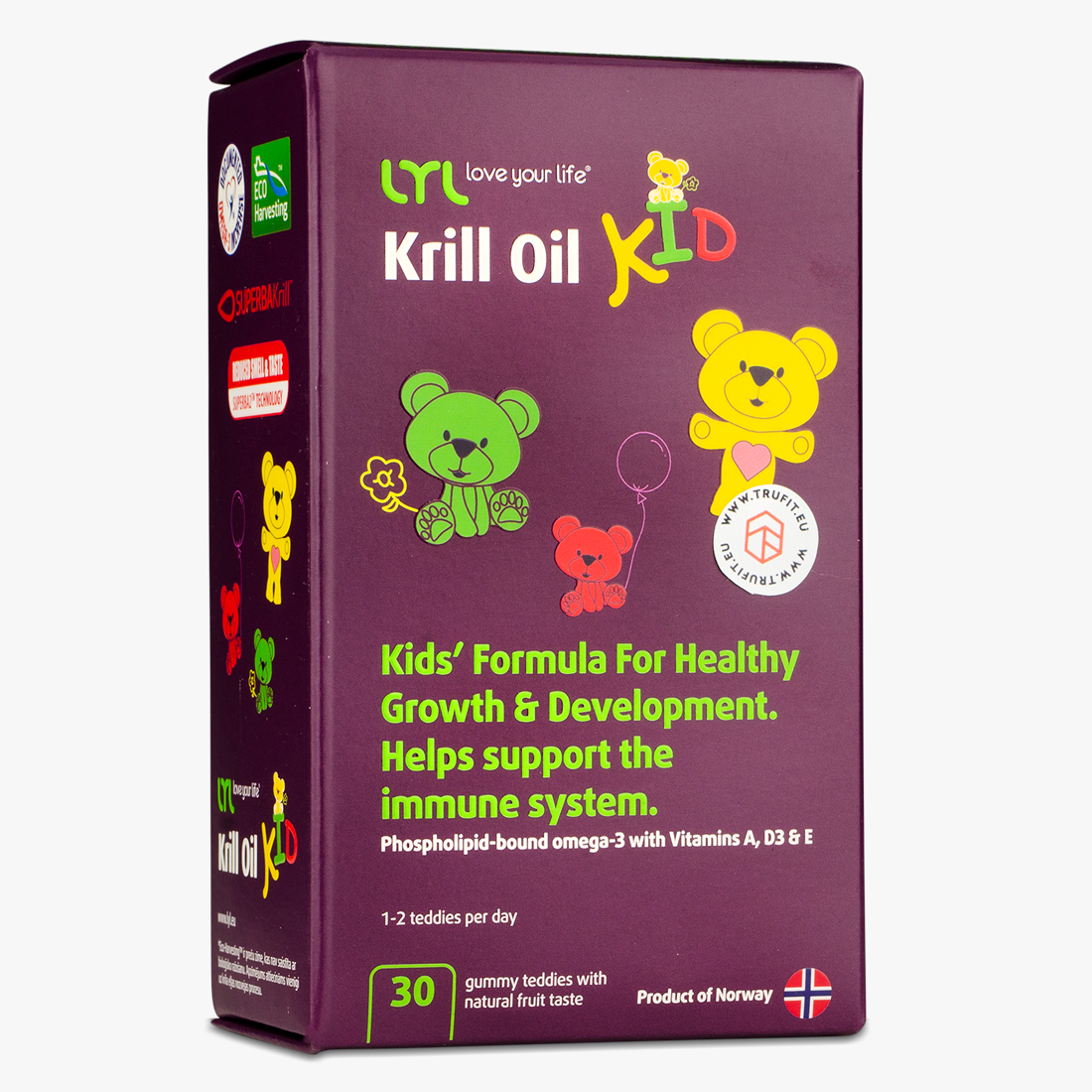 LYL - Krill Oil KID - Grow Healthy! - TRUFIT.eu