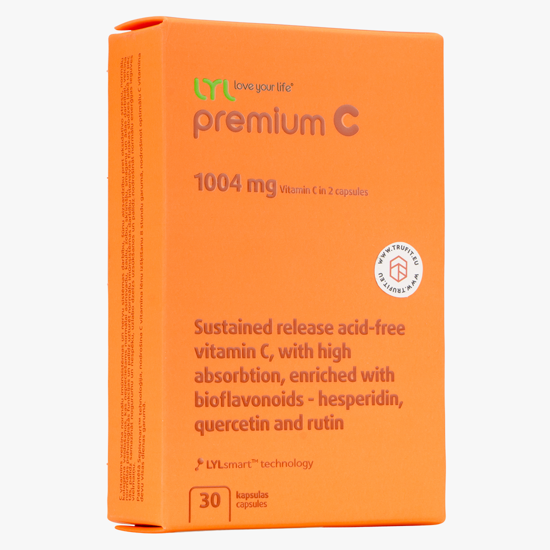 LYL - premium C - Efektīvākais C vitamīns - TRUFIT.eu