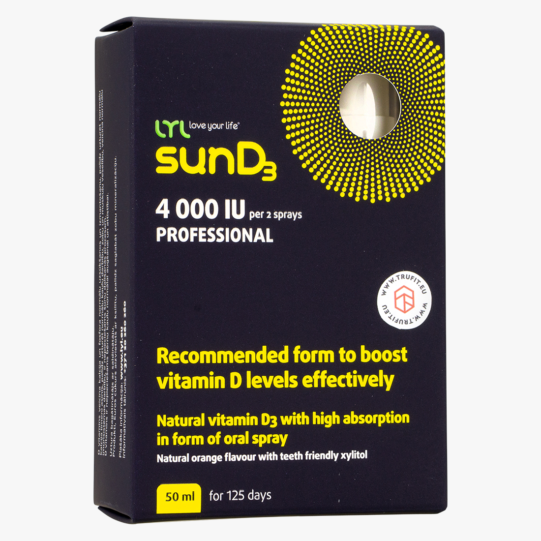 LYL - sunD3 4000 IU - TRU·FIT