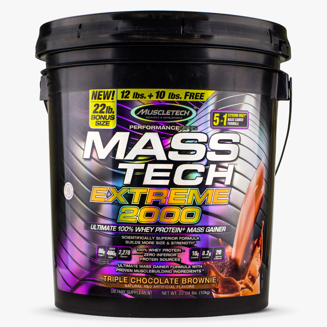 Muscletech - Mass Tech Extreme 2000 - Jaudīgs masas geineris - TRU·FIT