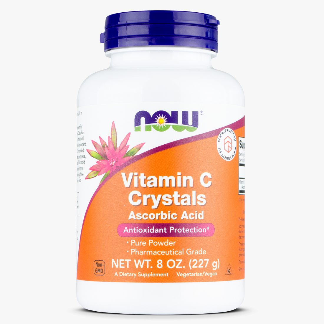 Now Foods - Vitamin C Crystals Powder - Antioxidant protection - TRUFIT.eu