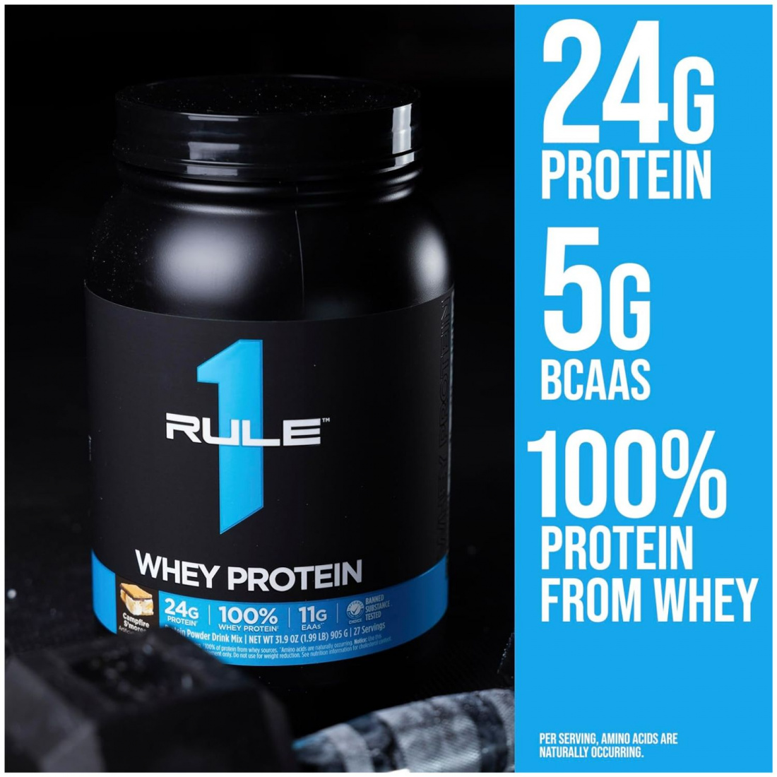 Rule 1 - R1 Whey Protein Blend - Fast-acting whey protein - TRUFIT.eu